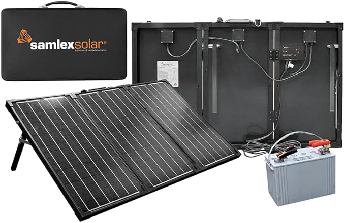 Samlex Solar MSK-90 Portable Solar Charging Kit – East Coast Sport & Marine